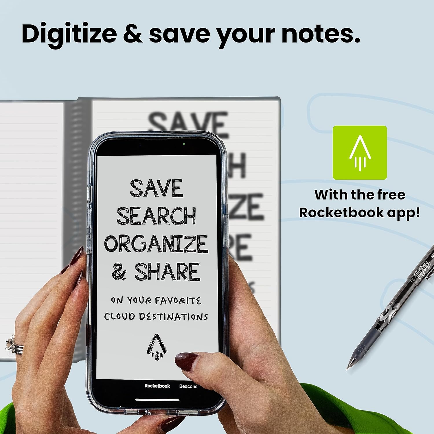 Rocketbook Core | Smart Notebook | Cloud Notebook – Rocketbook Australia